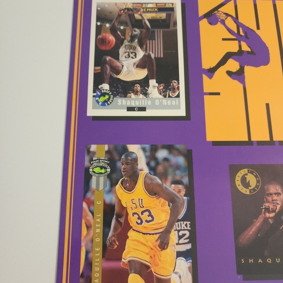 Other | Shaq Classic Commemorative Uncut Sheet Limited Edition 2391 Of ...
